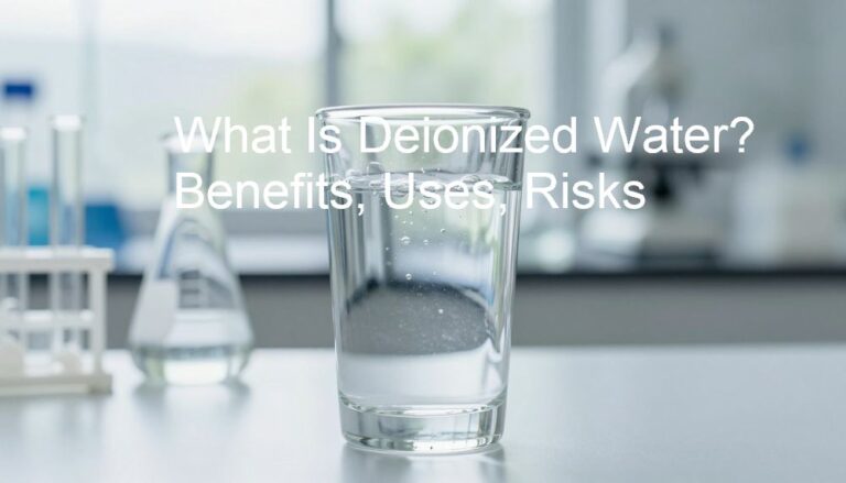 What Is Deionized Water? Benefits, Uses, Risks
